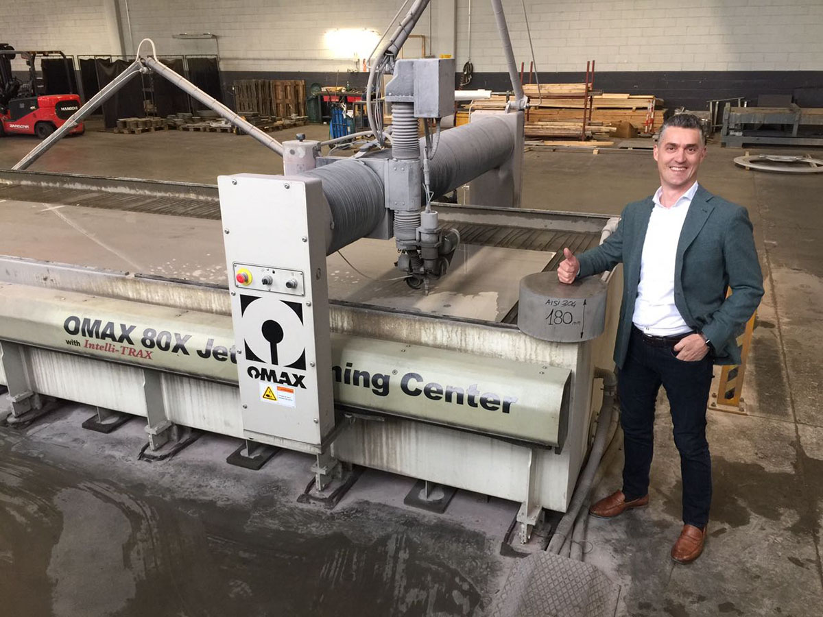 JACQUET Italtaglio OMAX 80X waterjet - OMAX Waterjet