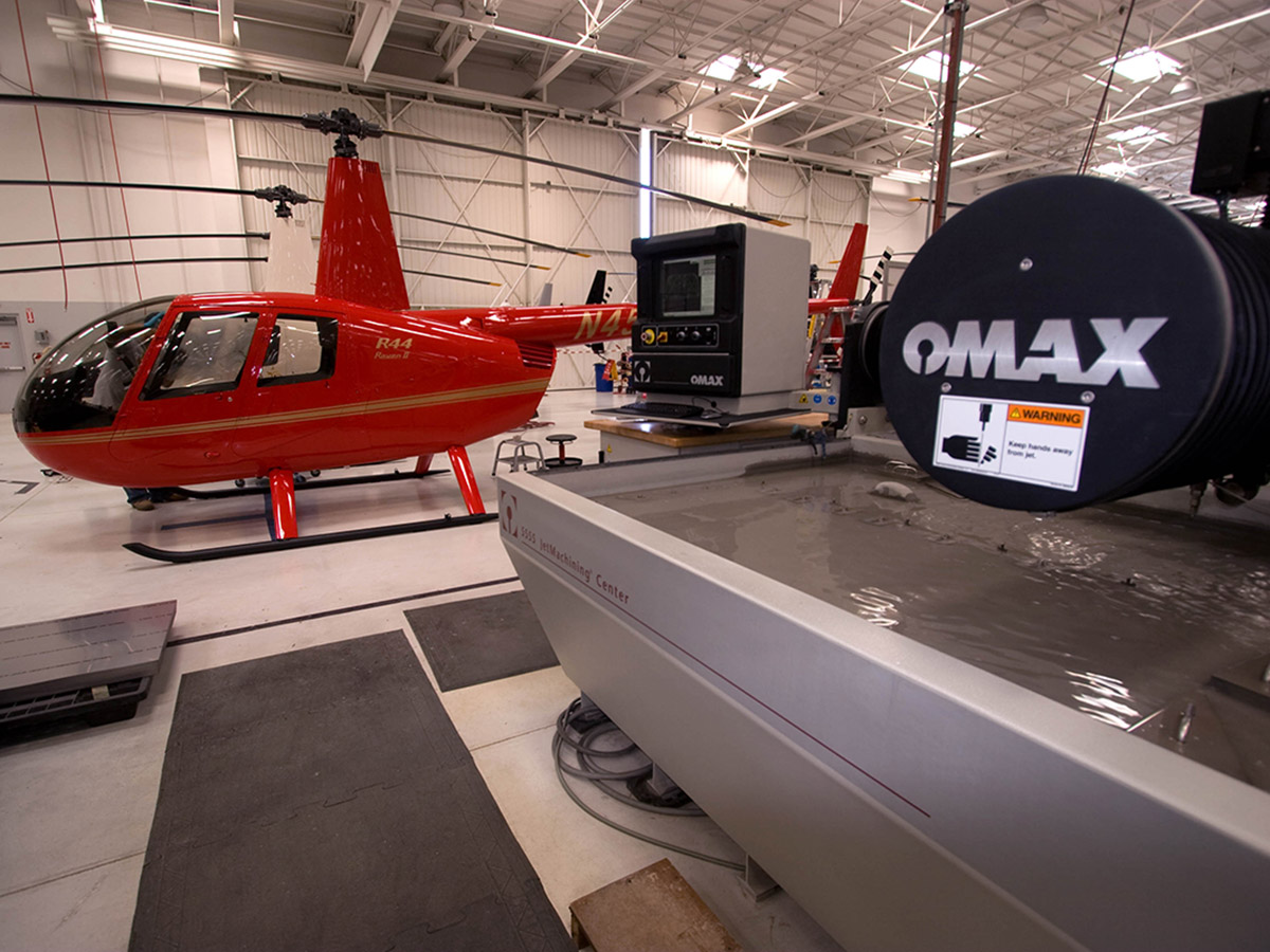 Robinson Helicopter OMAX 55100 - OMAX Waterjet