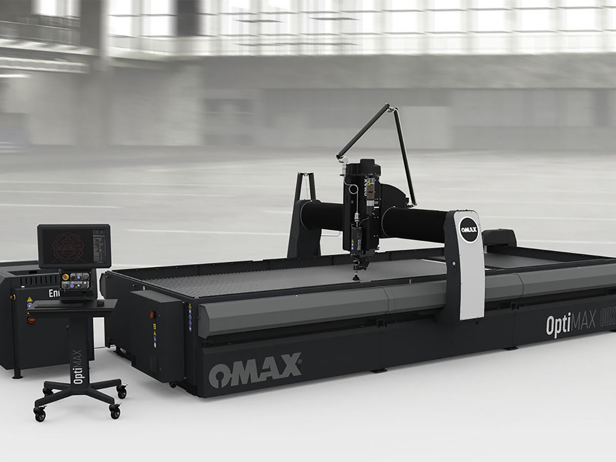 OMAX Unveils OptiMAX, its most advanced waterjet ever - OMAX Waterjet