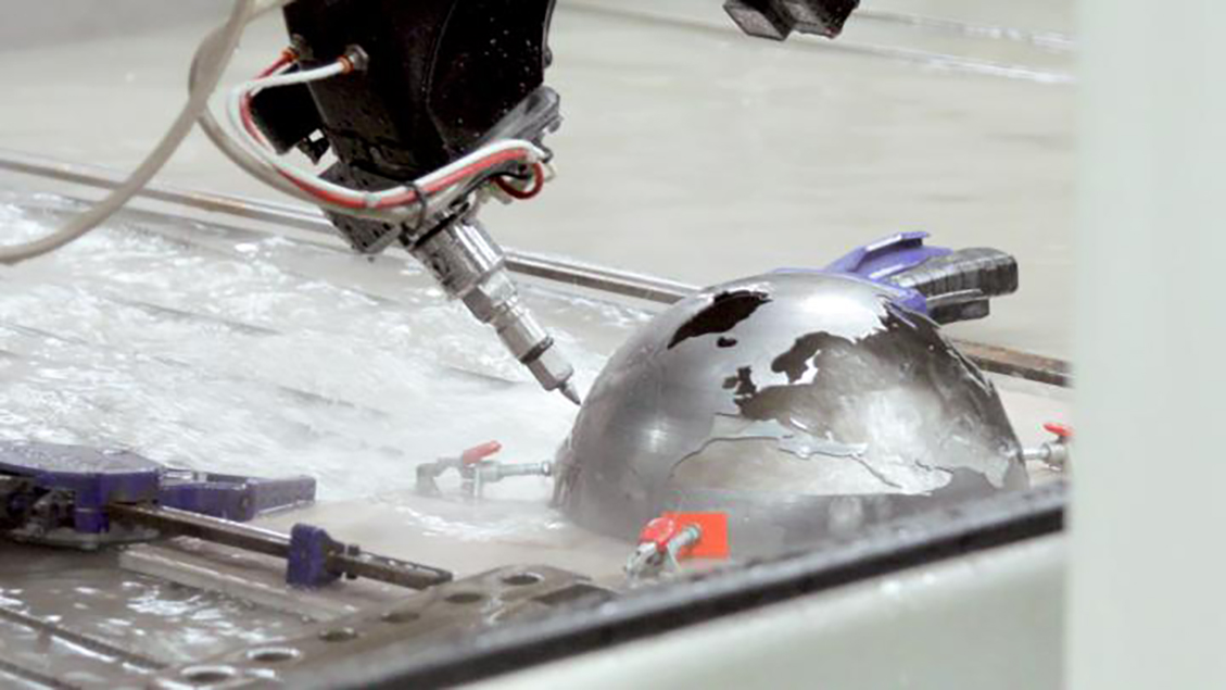 Cutting 3D designs on an OMAX waterjet - OMAX Waterjet