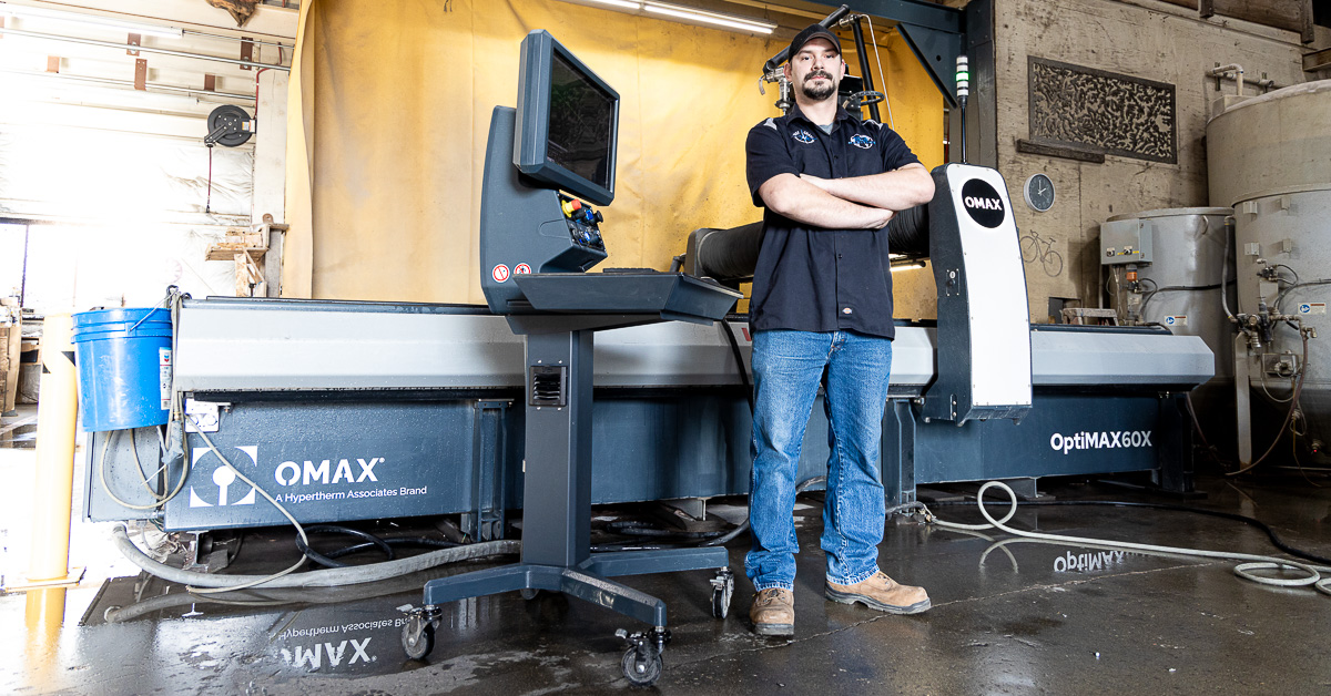 West Coast Waterjet Maximizes Production with OptiMAX - OMAX Waterjet